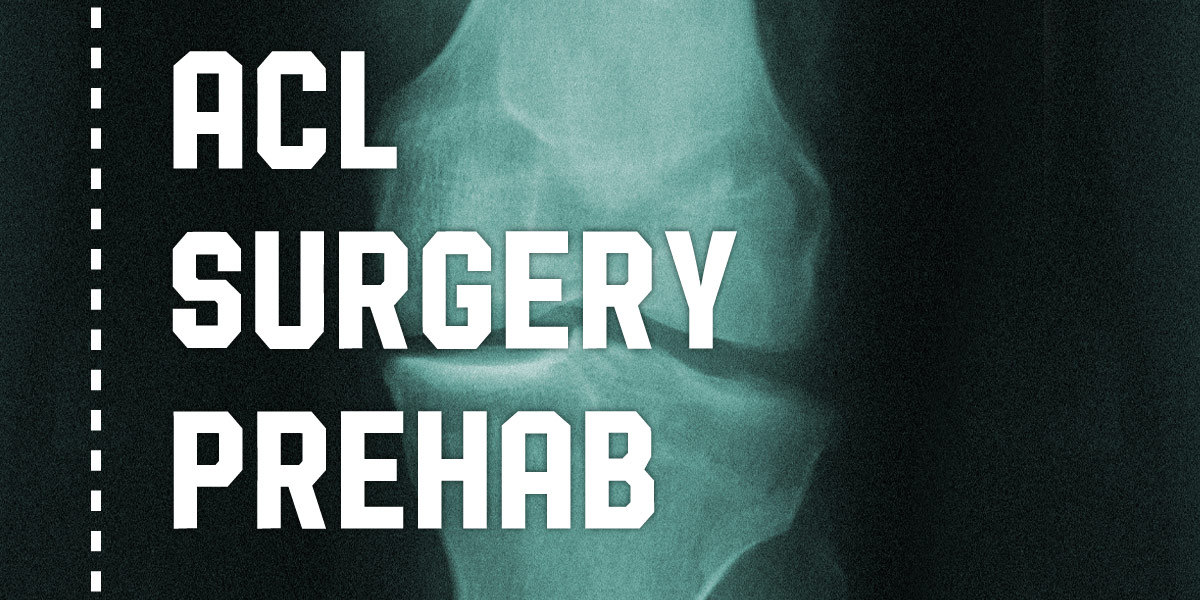 Athletic training room prehab is a key variable in ACL Recovery - Go4