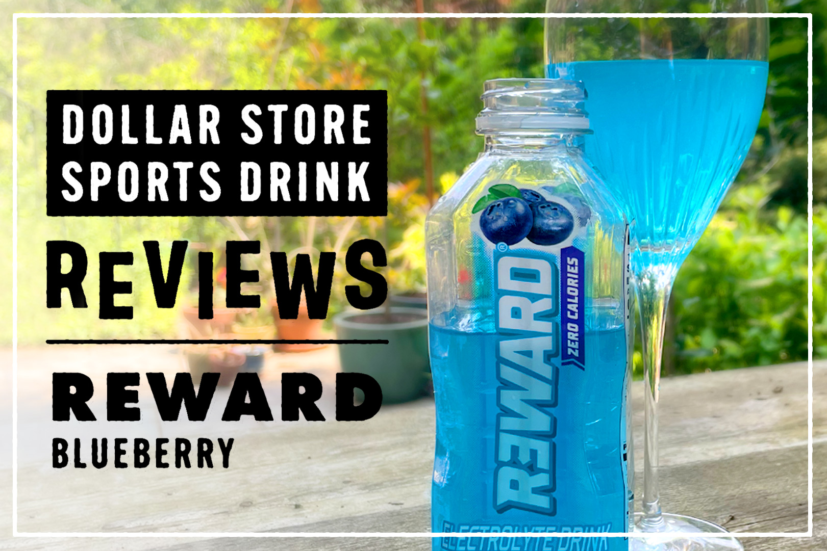 Dollar Store Sports Drink Reviews: Reward Blueberry - Go4